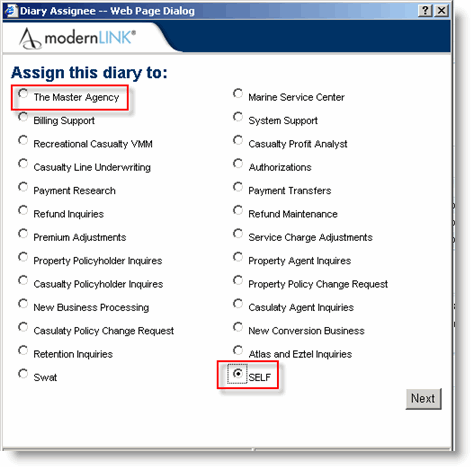Memos and Diaries: Entering Diaries